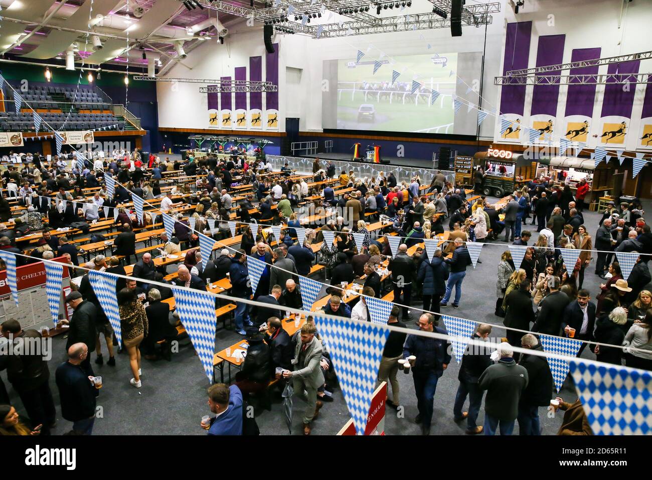 Racegoers soak up the atmosphere during day two of The Showcase Meeting ...