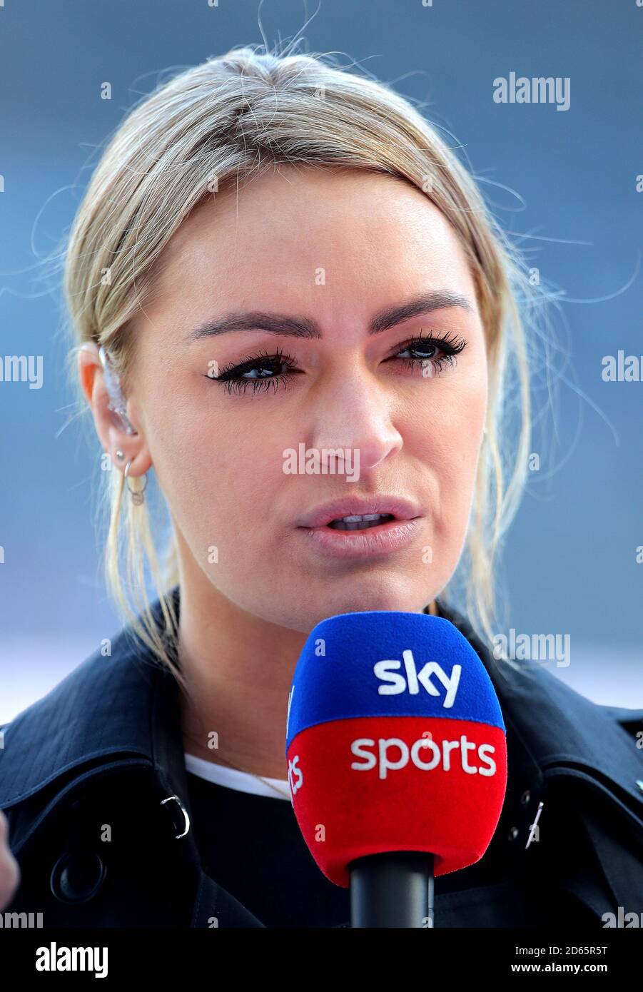 Sky Sports presenter Laura Woods Stock Photo - Alamy