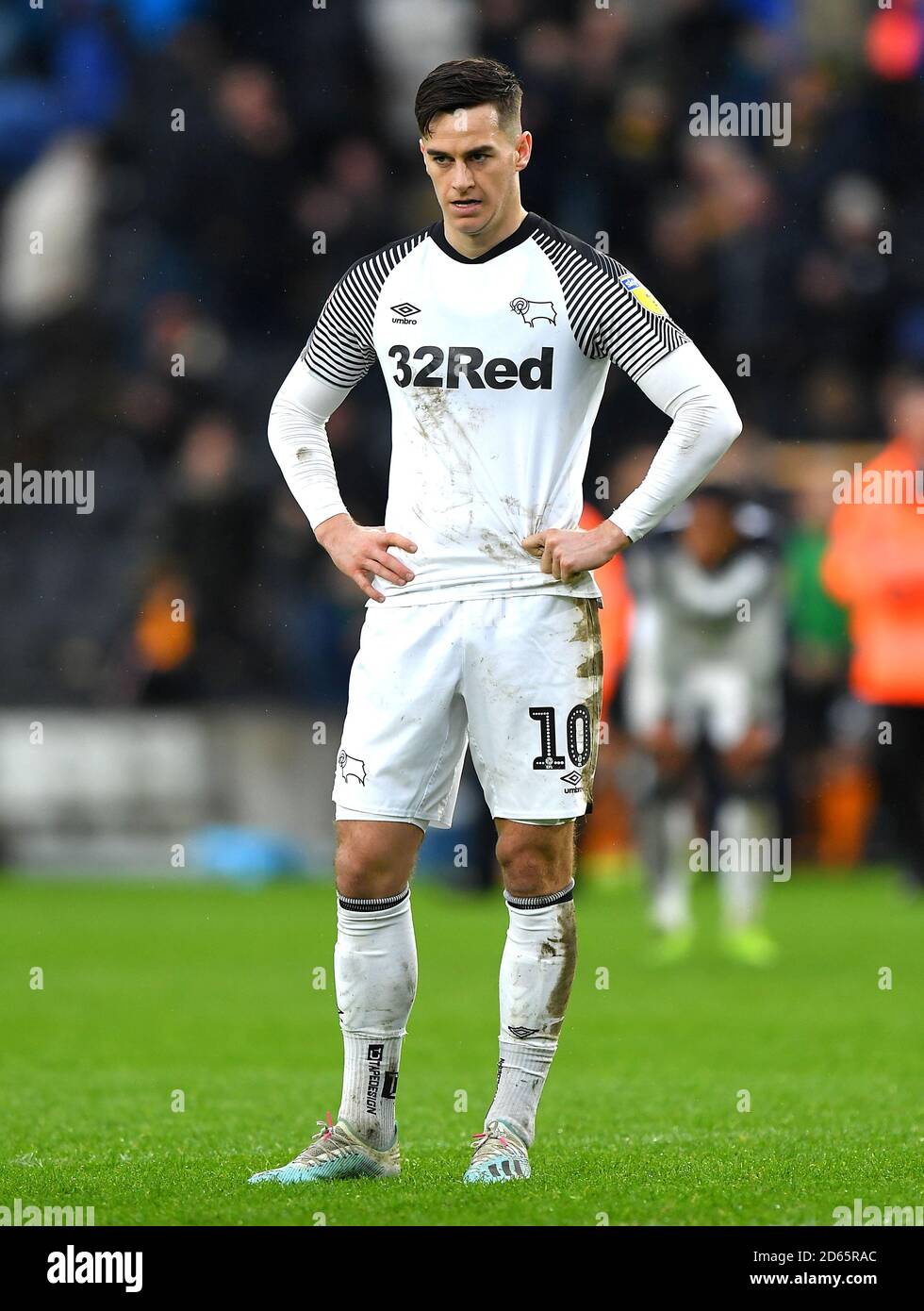 Derby County's Tom Lawrence Stock Photo - Alamy