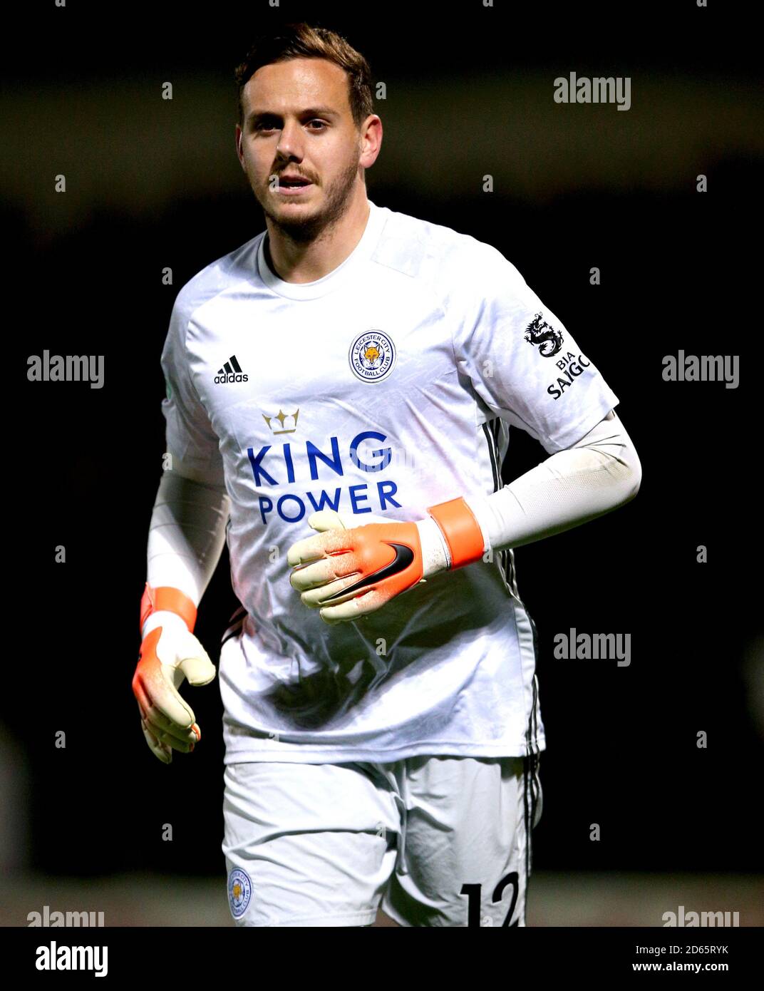 Leicester City goalkeeper Danny Ward in action Stock Photo - Alamy