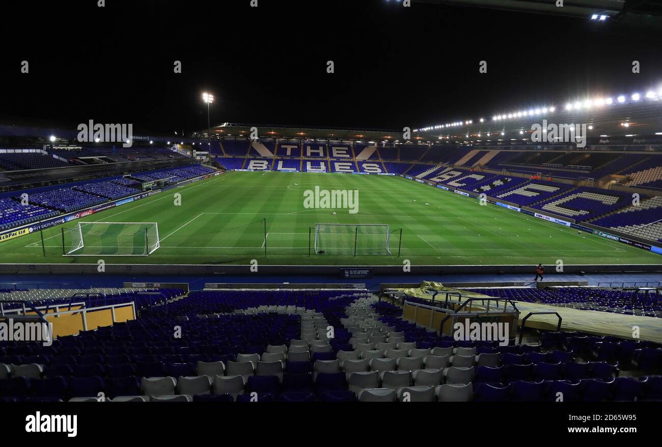 General View of St Andrew's Trillion Trophy Stadium Stock Photo - Alamy