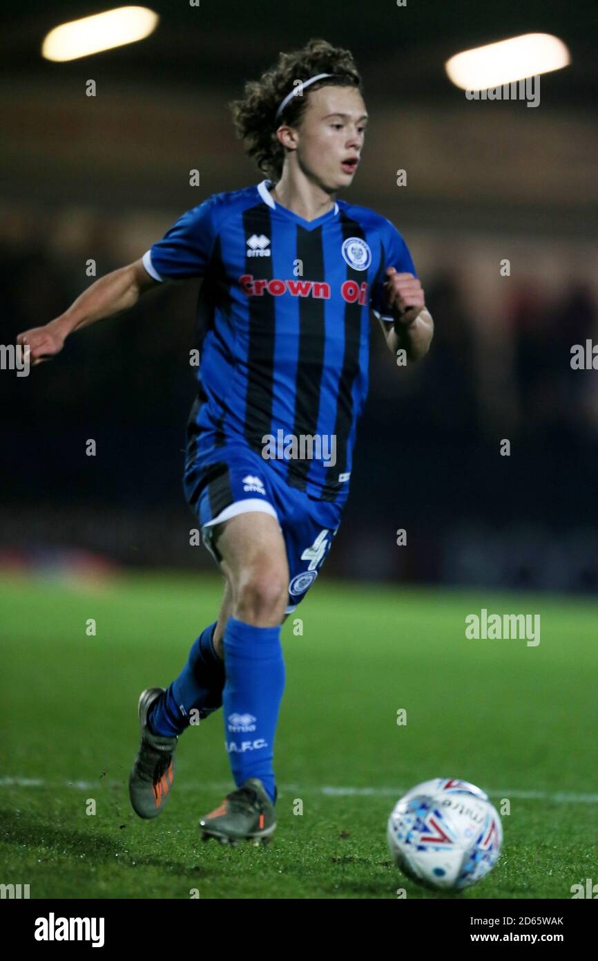 Rochdale's Luke Matheson Stock Photo - Alamy