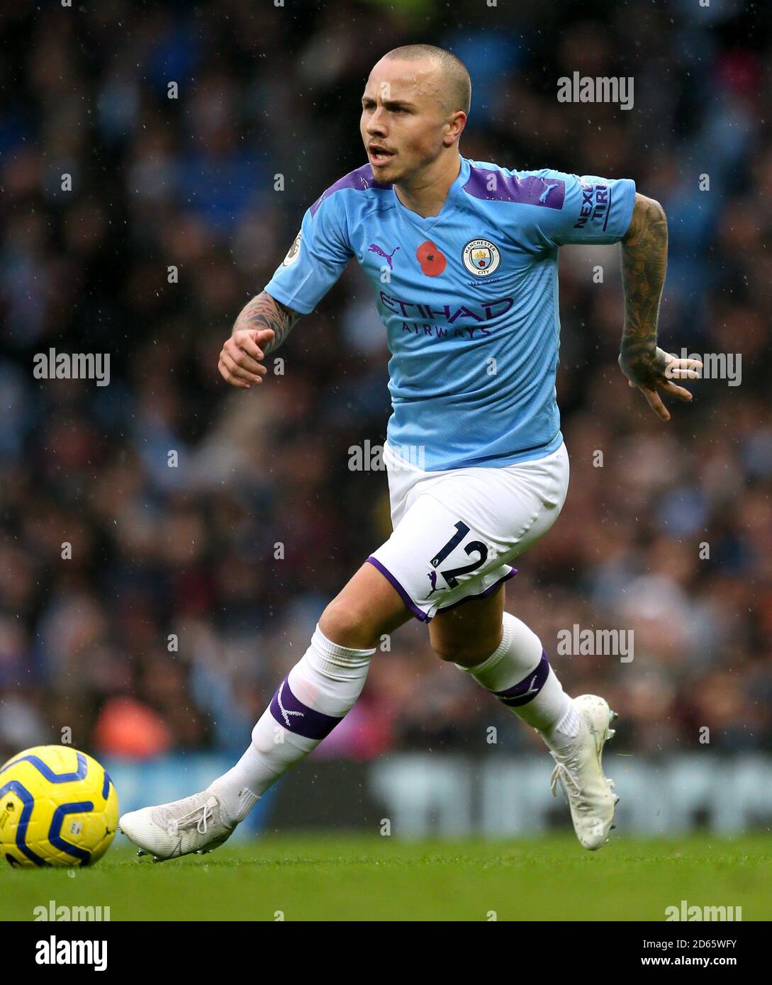 Manchester City's Angelino Stock Photo - Alamy