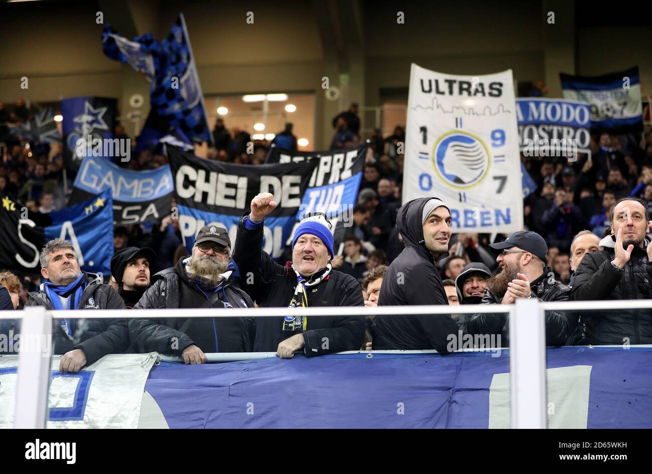 Atalanta milan fans hi-res stock photography and images - Alamy