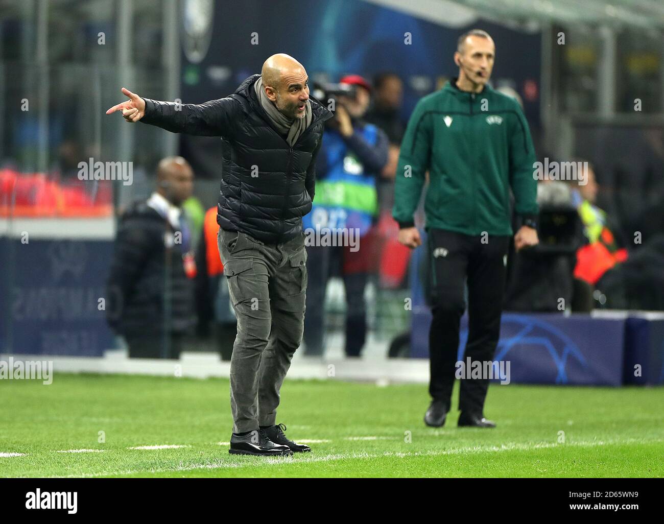 Manchester City manager Pep Guardiola on the touchline Stock Photo - Alamy