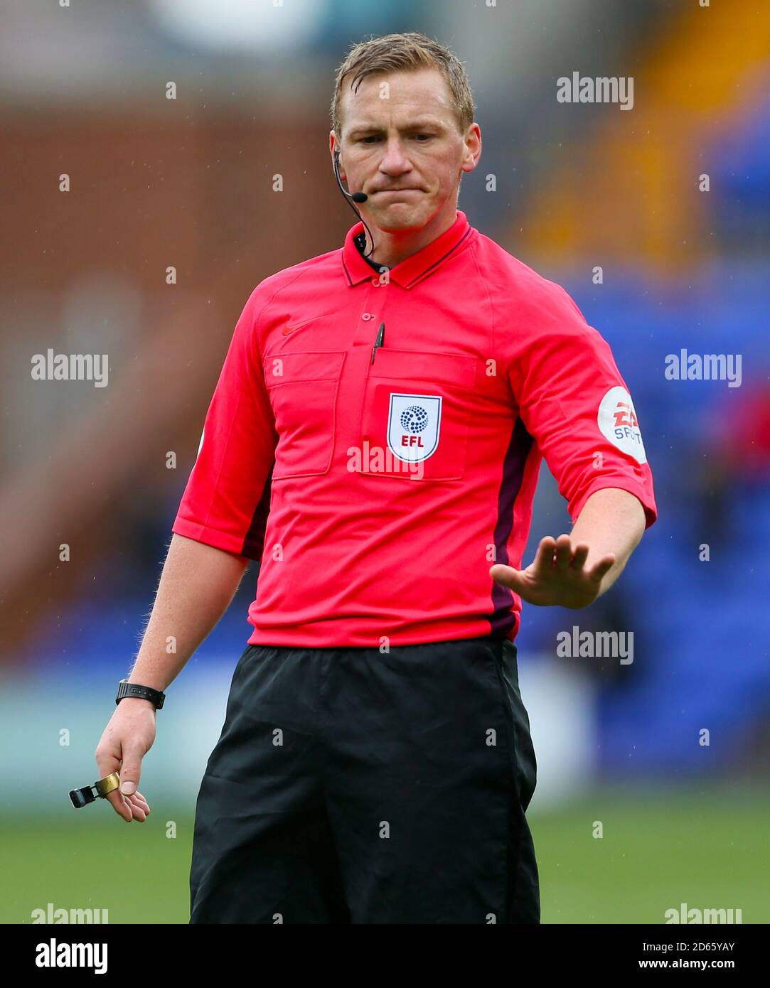 Referee John Busby Stock Photo - Alamy