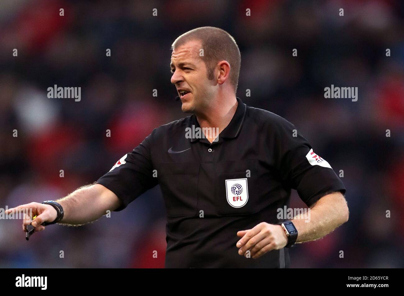 Referee Darren Handley Stock Photo - Alamy