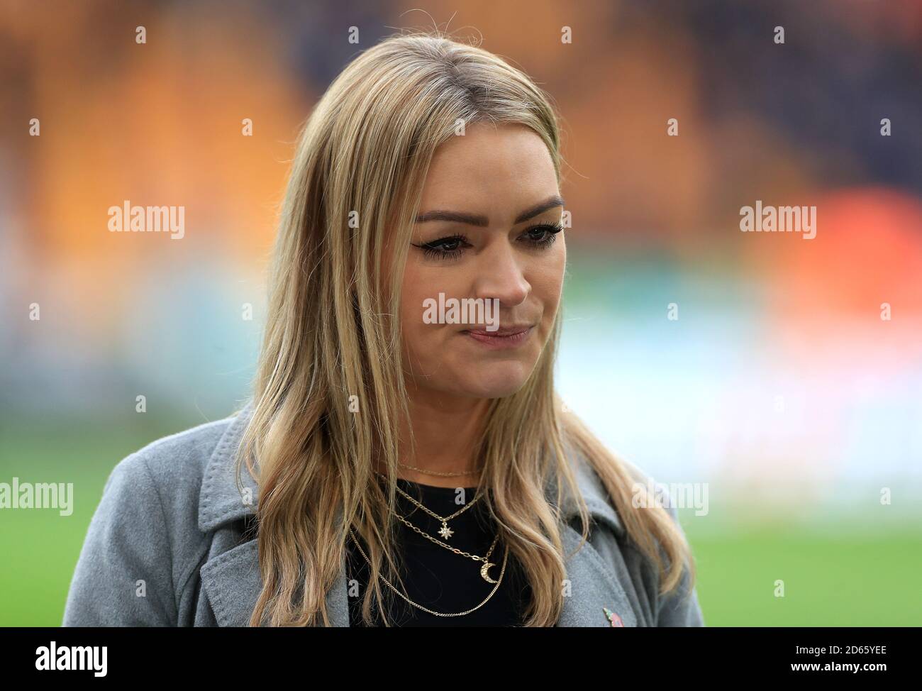 Sky Sports presenter Laura Woods Stock Photo - Alamy