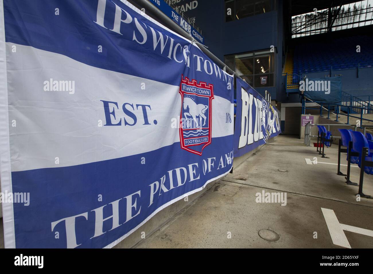 A general view of Portman Road Stock Photo - Alamy