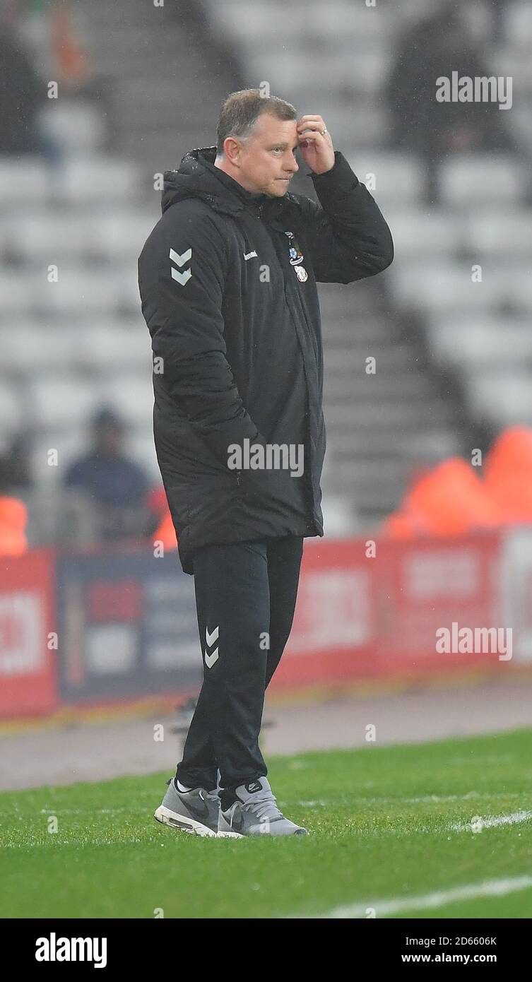 Coventry City's Manager Mark Robins Stock Photo - Alamy