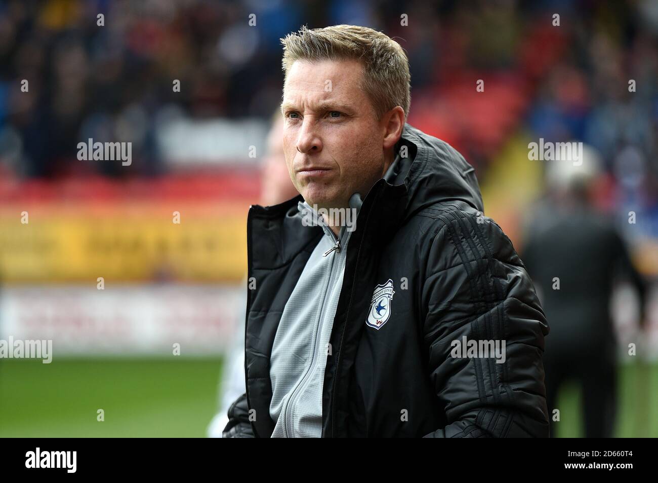 Cardiff City manager Neil Harris before the game Stock Photo - Alamy