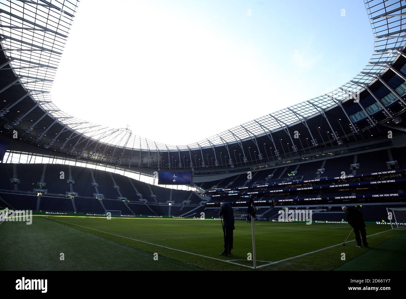 General view of the Tottenham Hotspur Stadium before the match Stock ...