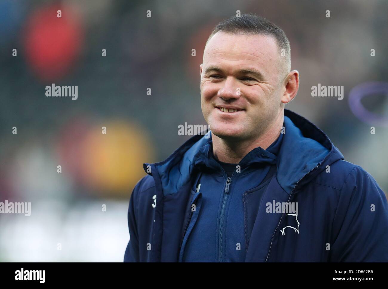 Derby County's player coach Wayne Rooney Stock Photo - Alamy