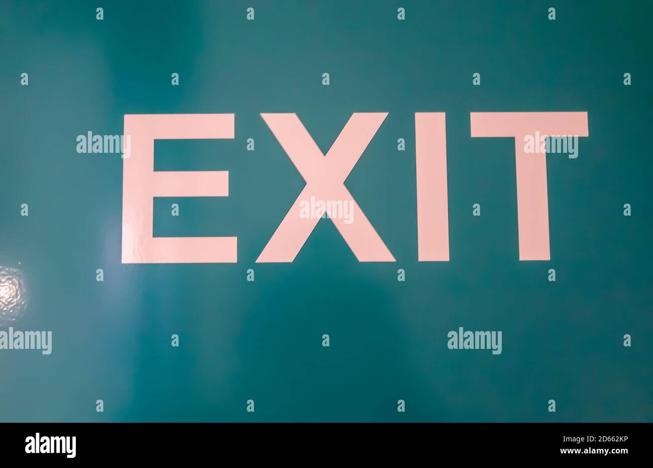 Blue no exit sign hi-res stock photography and images - Alamy