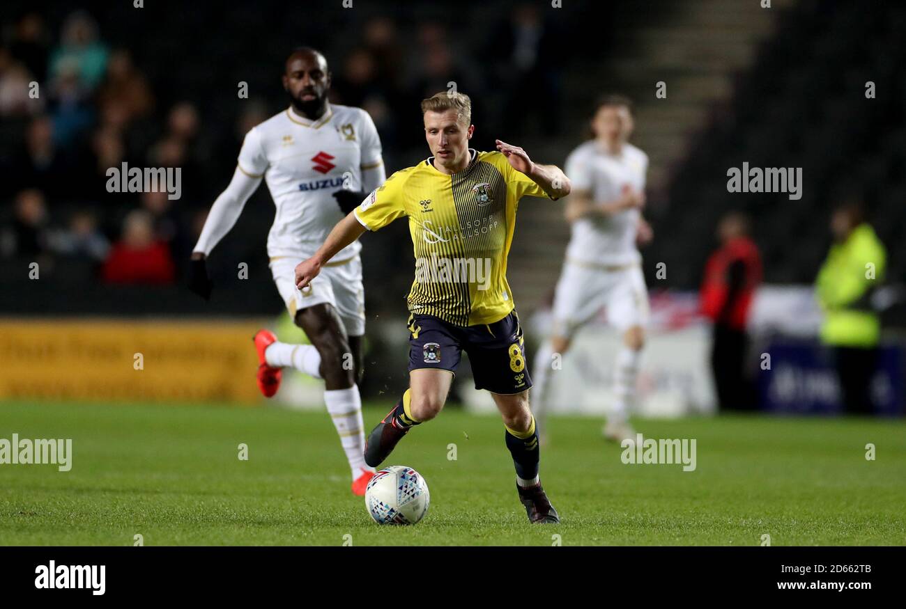 Coventry Cityâ€™s Jamie Allen (right) in action Stock Photo - Alamy