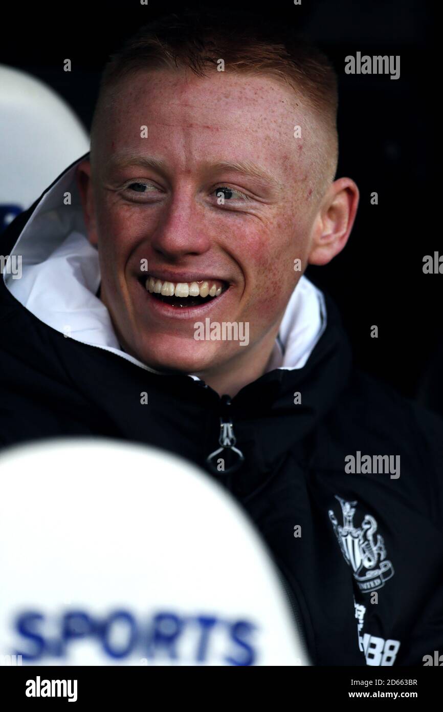 Newcastle United's Matthew Longstaff Stock Photo - Alamy