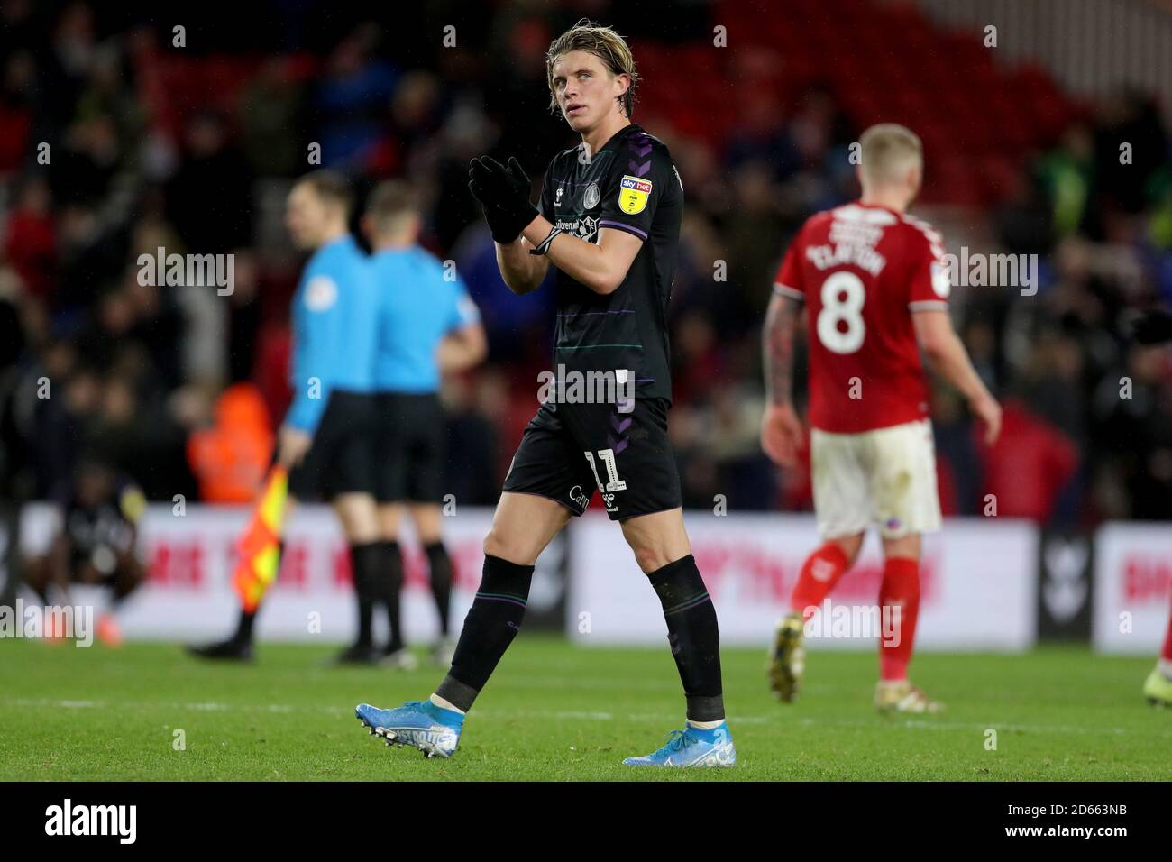 Charlton Athletic's Conor Gallagher reacts after the final whistle ...