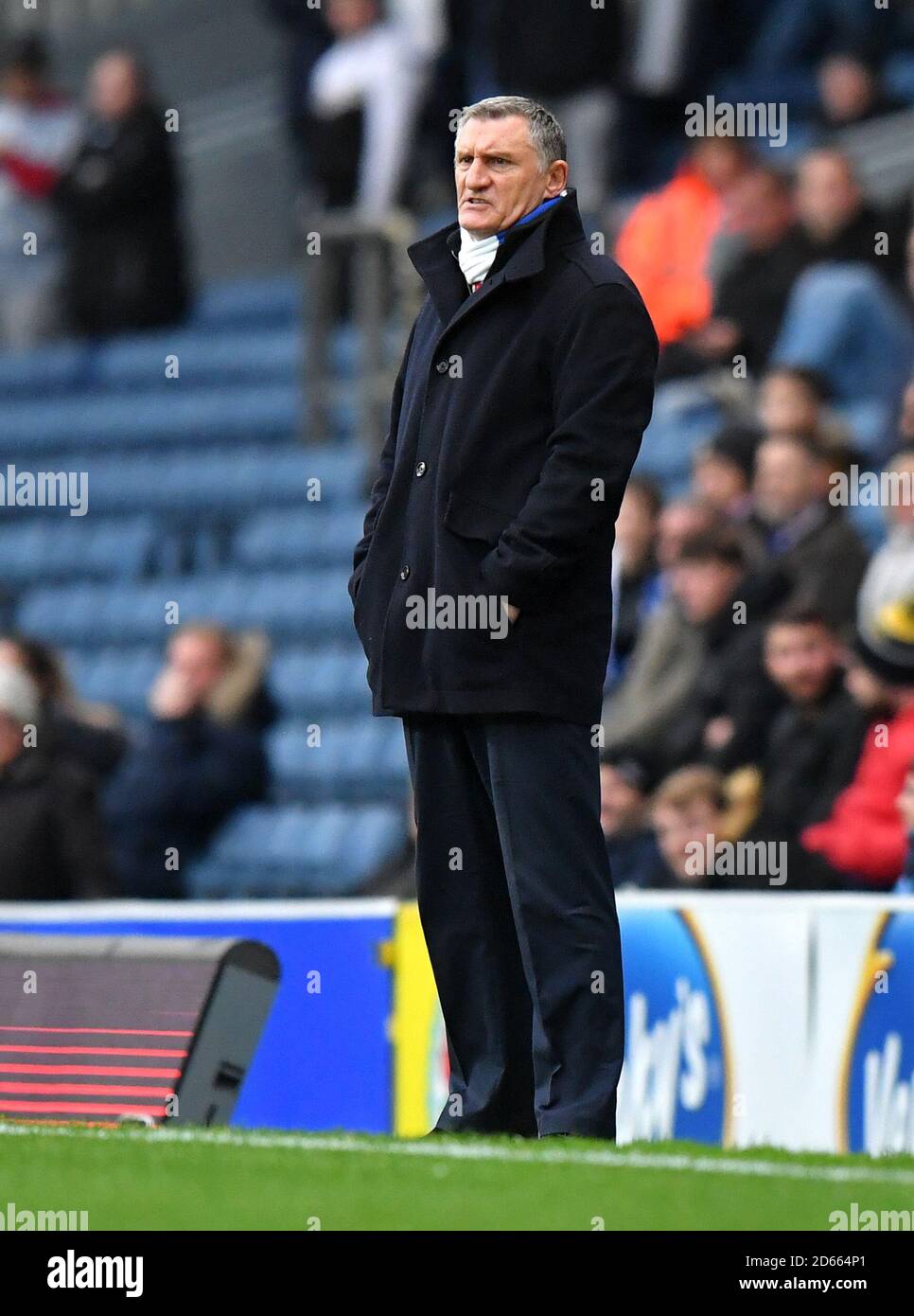 Blackburn Rovers manager Tony Mowbray Stock Photo - Alamy