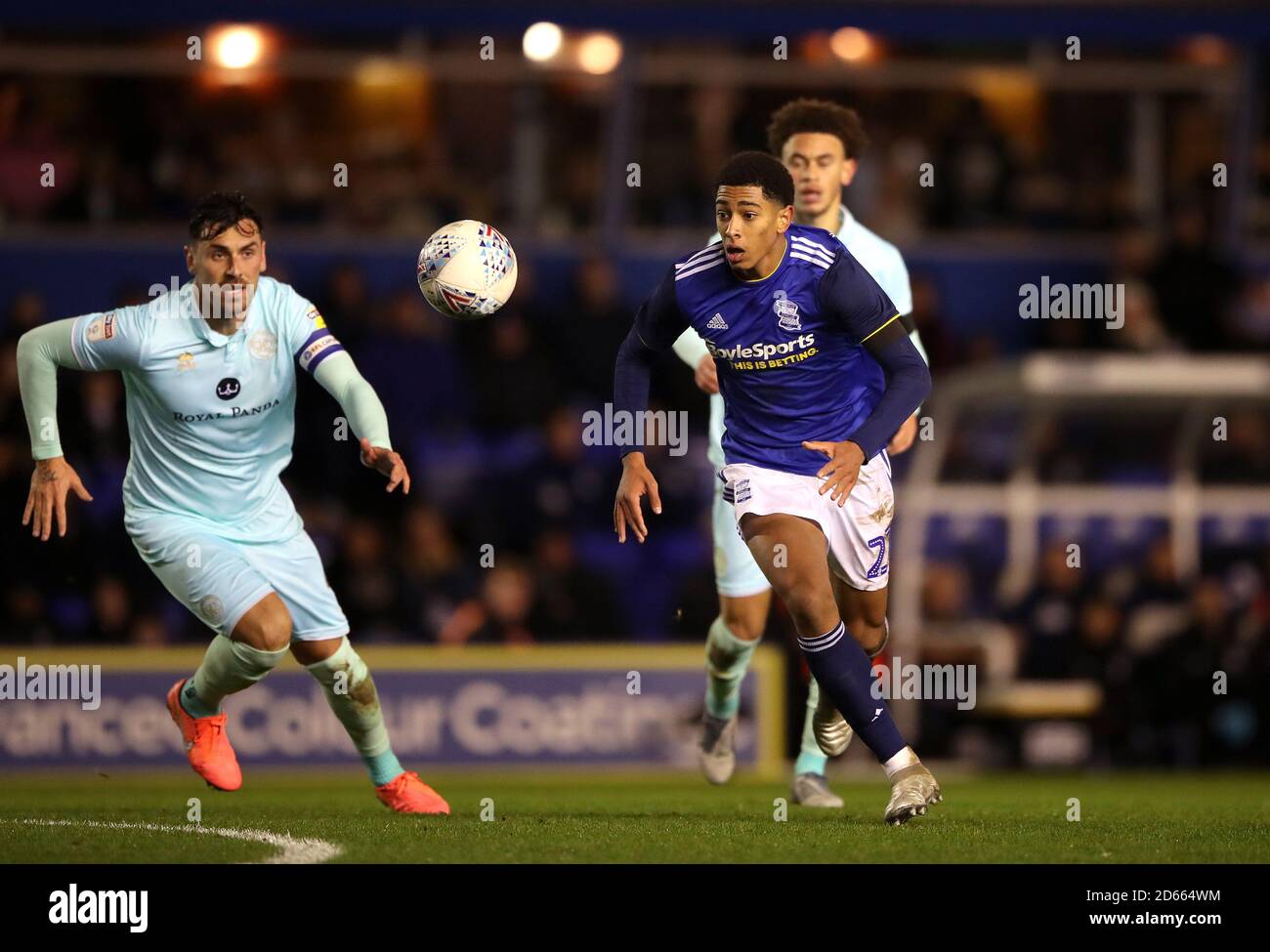 Birmingham City's Jude Bellingham (centre) and Queens Park Rangers ...