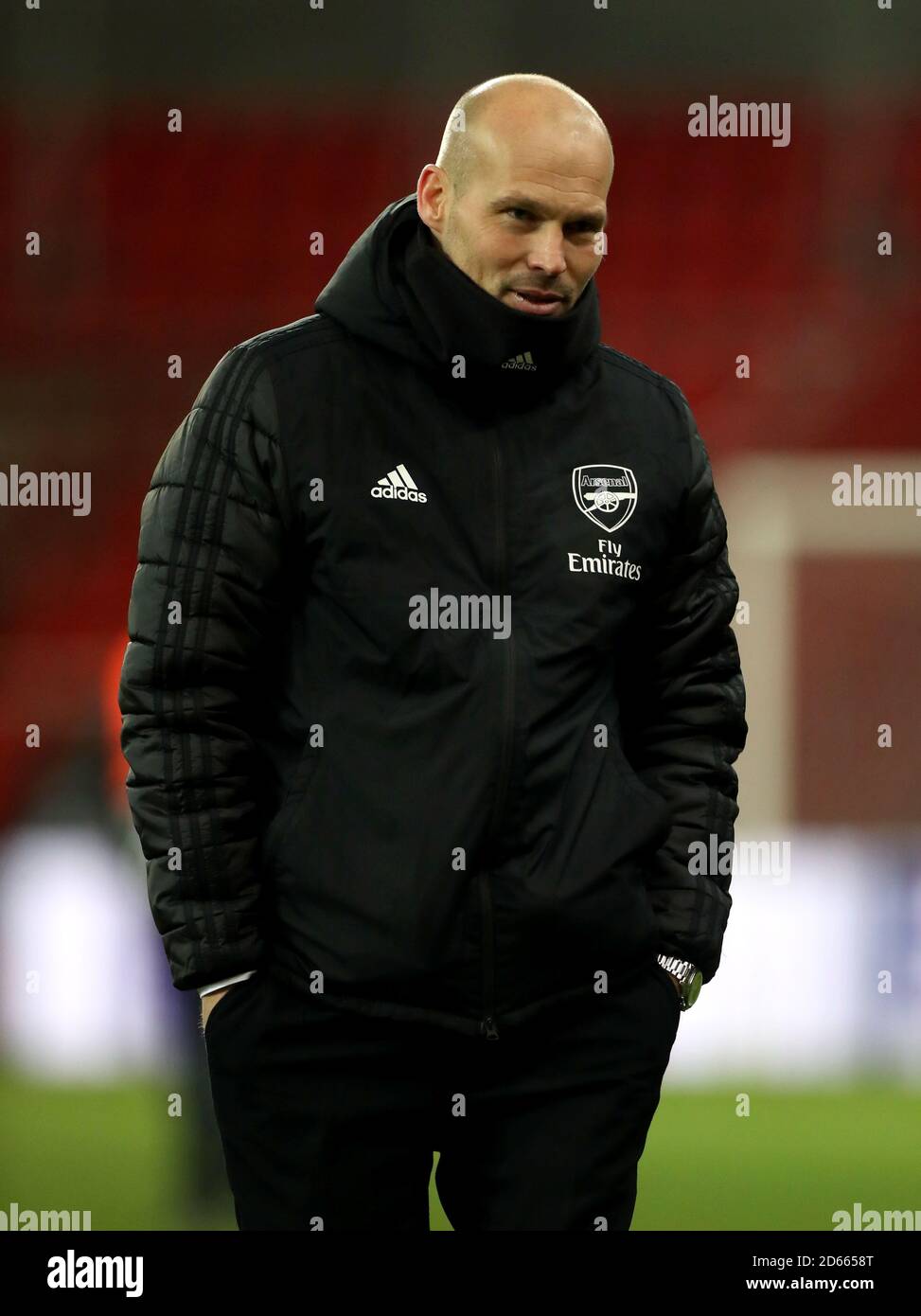 Arsenal interim manager Freddie Ljungberg Stock Photo - Alamy