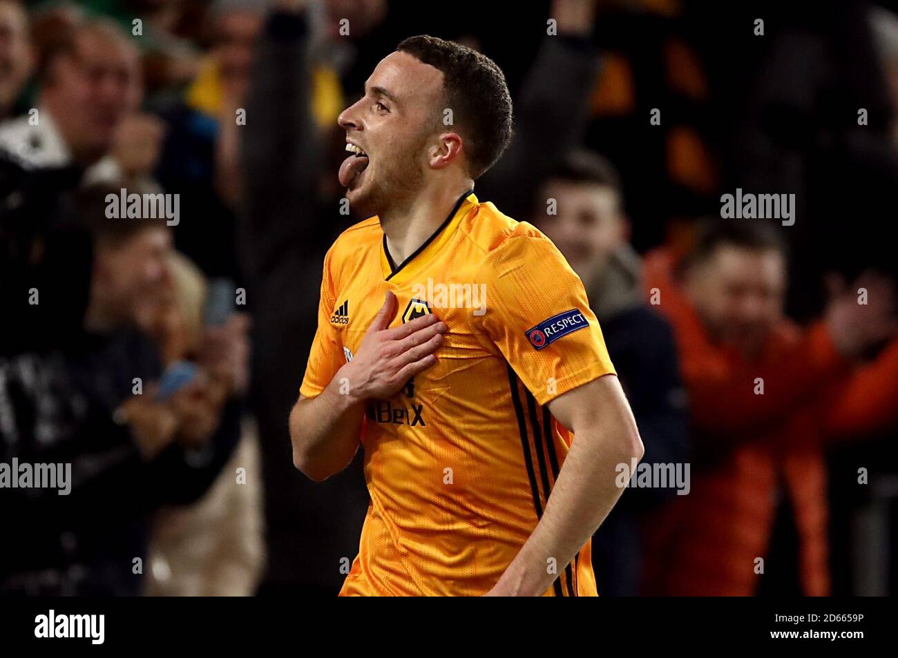 Wolverhampton Wanderers' Diogo Jota celebrates scoring his side's ...