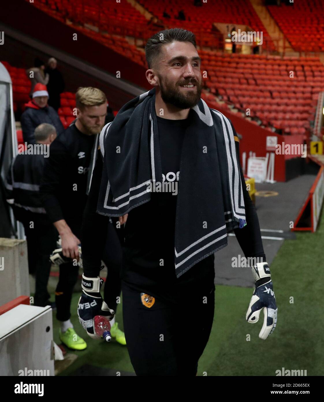 Hull City goalkeeper George Long Stock Photo - Alamy