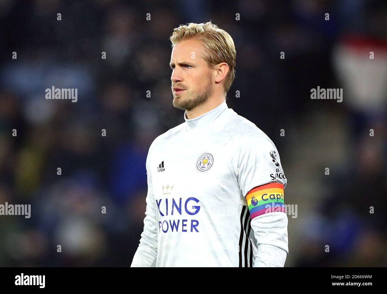 Leicester City goalkeeper Kasper Schmeichel Stock Photo - Alamy