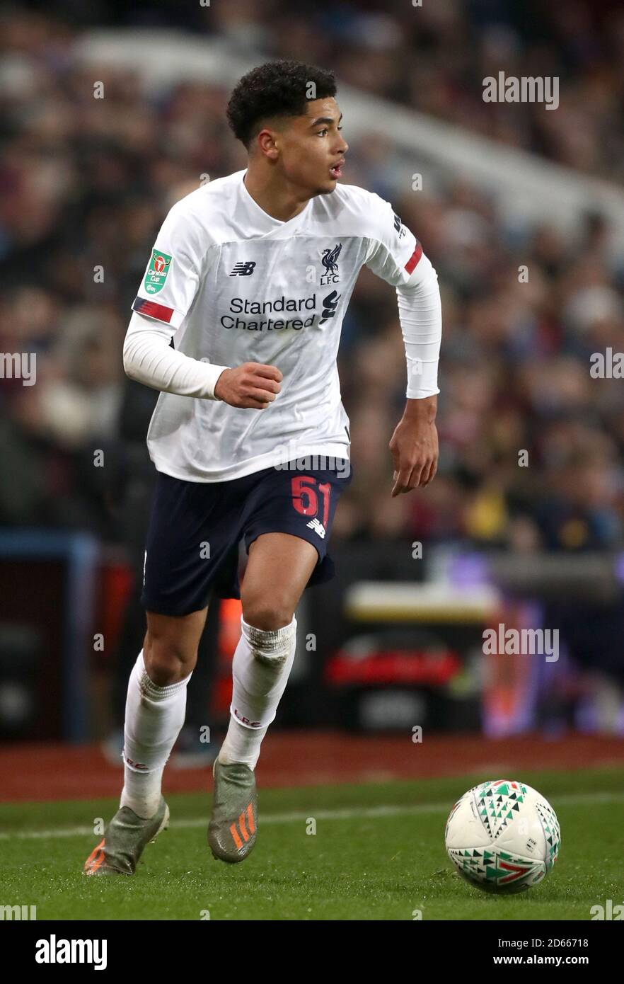 Liverpool's Ki-Jana Hoever Stock Photo - Alamy