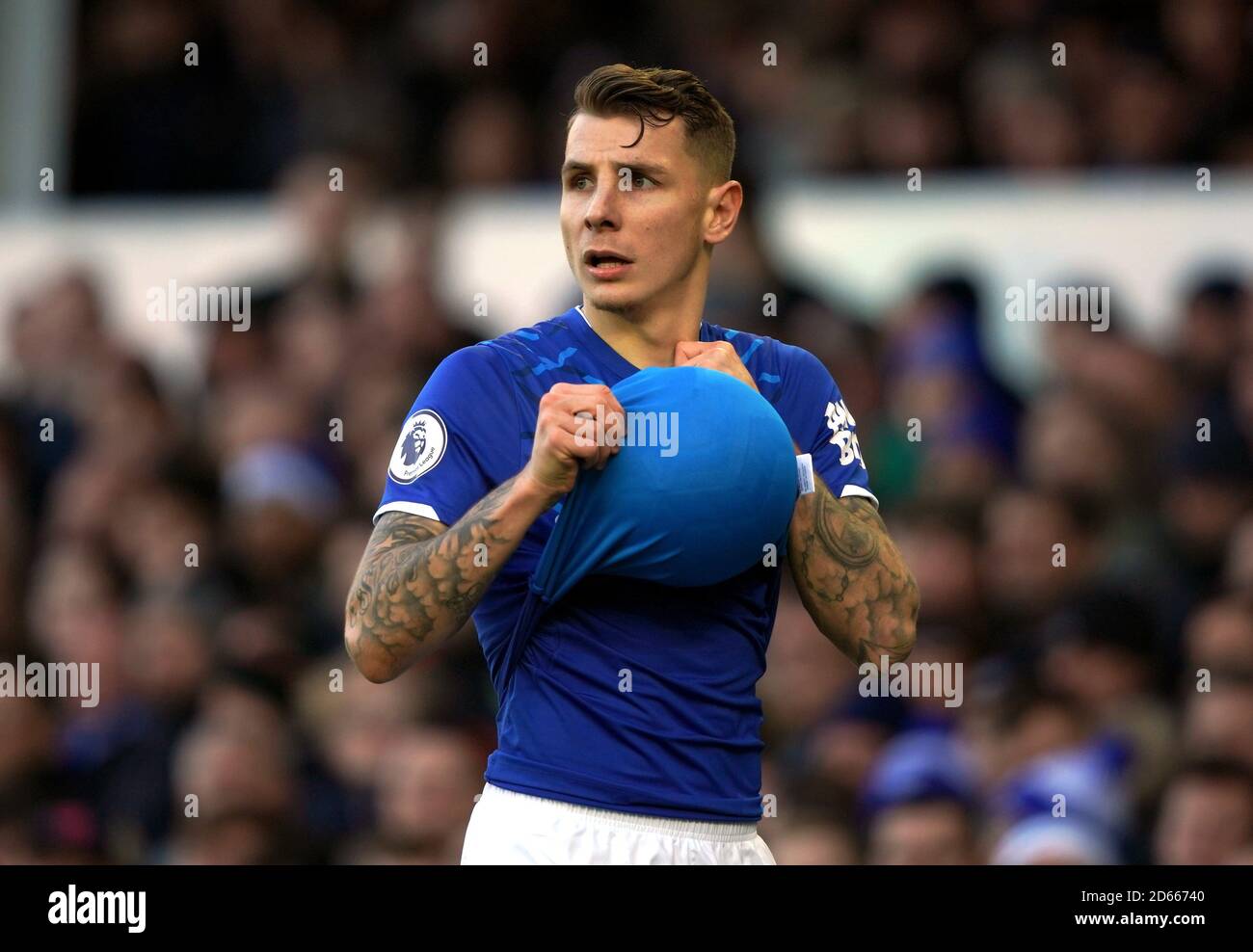 Everton's Lucas Digne Stock Photo - Alamy