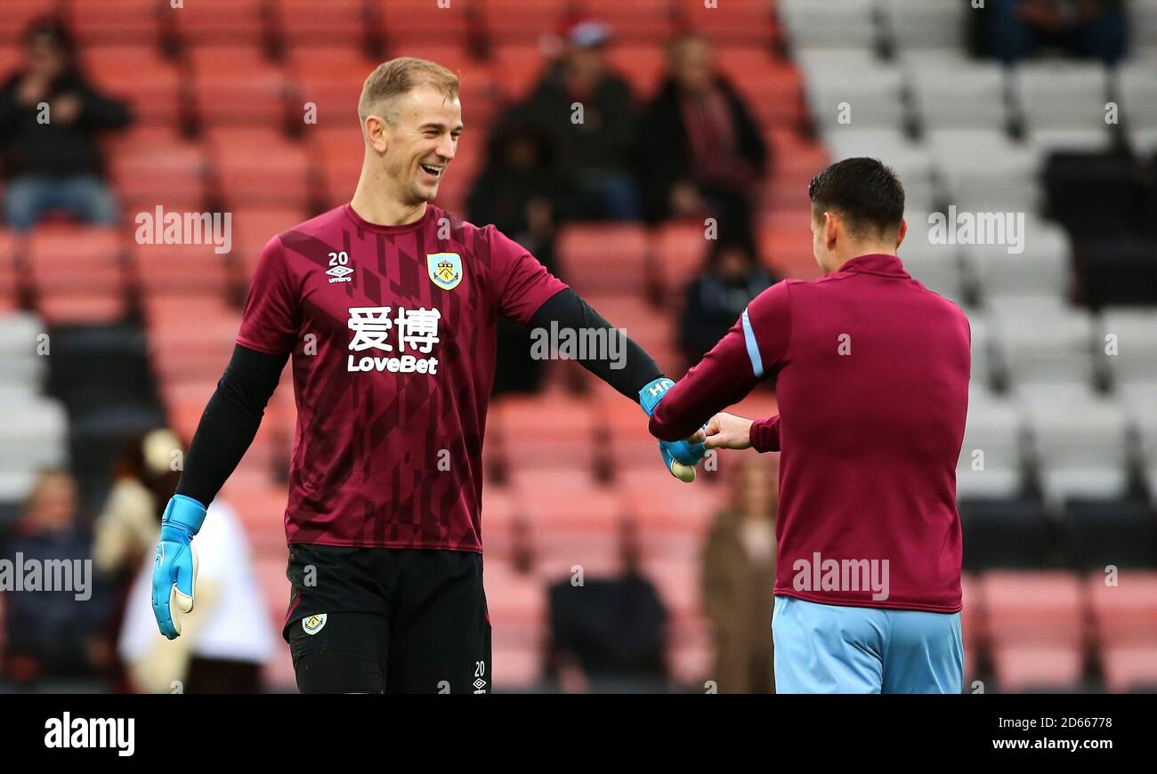 Burnley goalkeeper Joe Hart Stock Photo - Alamy