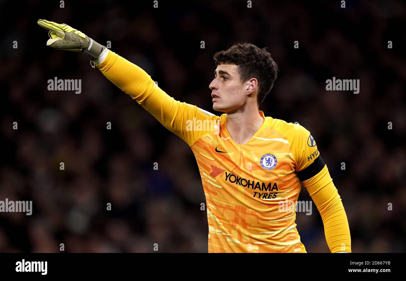 Chelsea goalkeeper Kepa Arrizabalaga Stock Photo - Alamy