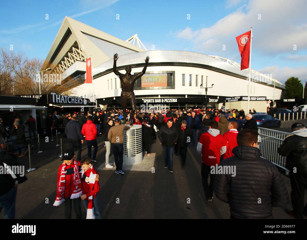 Ashton gate stadium fans hi-res stock photography and images - Alamy