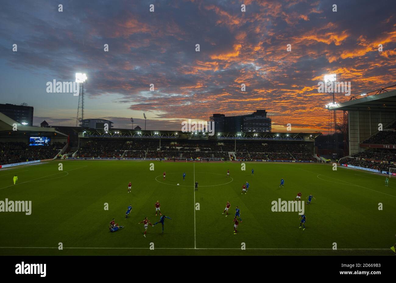 A general view inside of the City Ground Stock Photo - Alamy