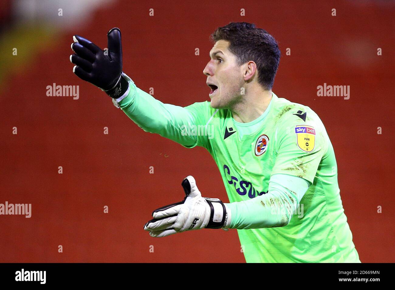 Reading goalkeeper Barbosa Rafael Cabral Stock Photo - Alamy