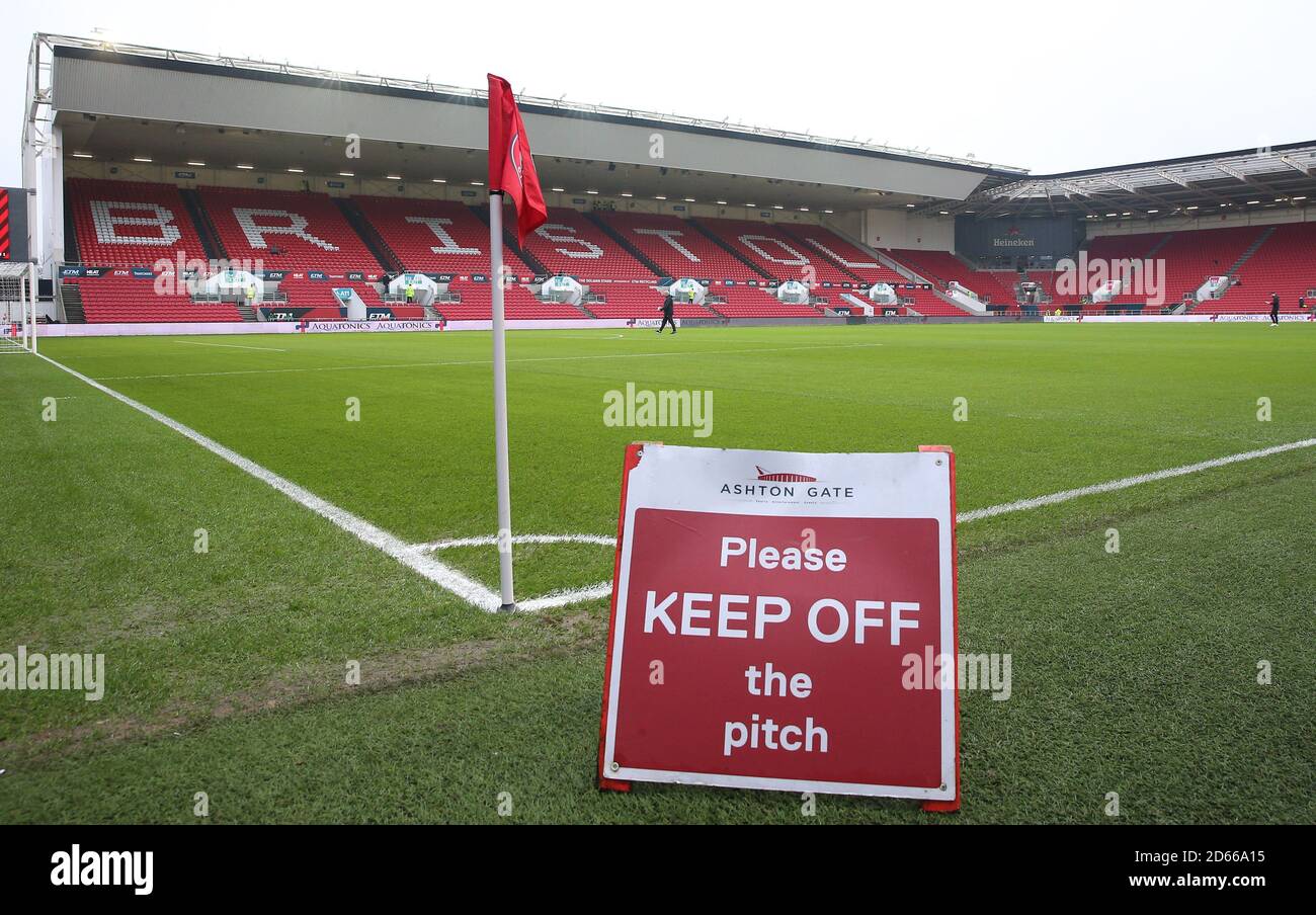 A general view inside Ashton Gate Stock Photo - Alamy