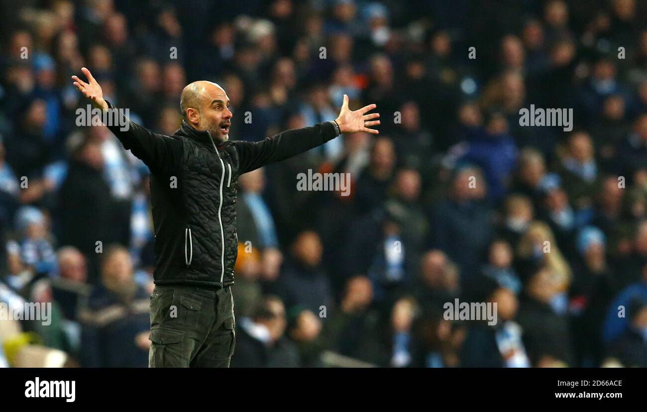 Manchester City manager Pep Guardiola Stock Photo - Alamy