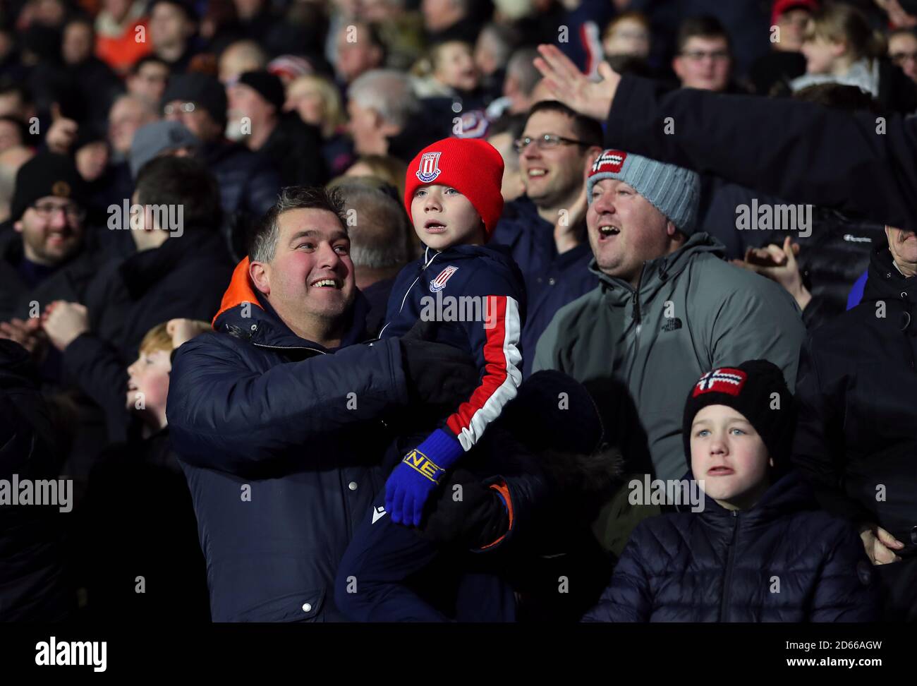 Stoke city fans celebrate hi-res stock photography and images - Alamy
