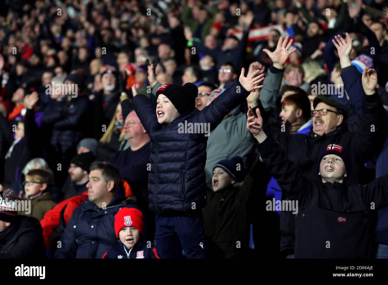 Stoke city fans celebrate hi-res stock photography and images - Alamy