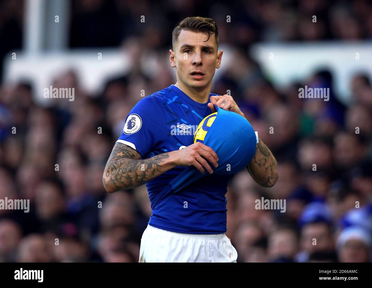 Everton's Lucas Digne Stock Photo - Alamy