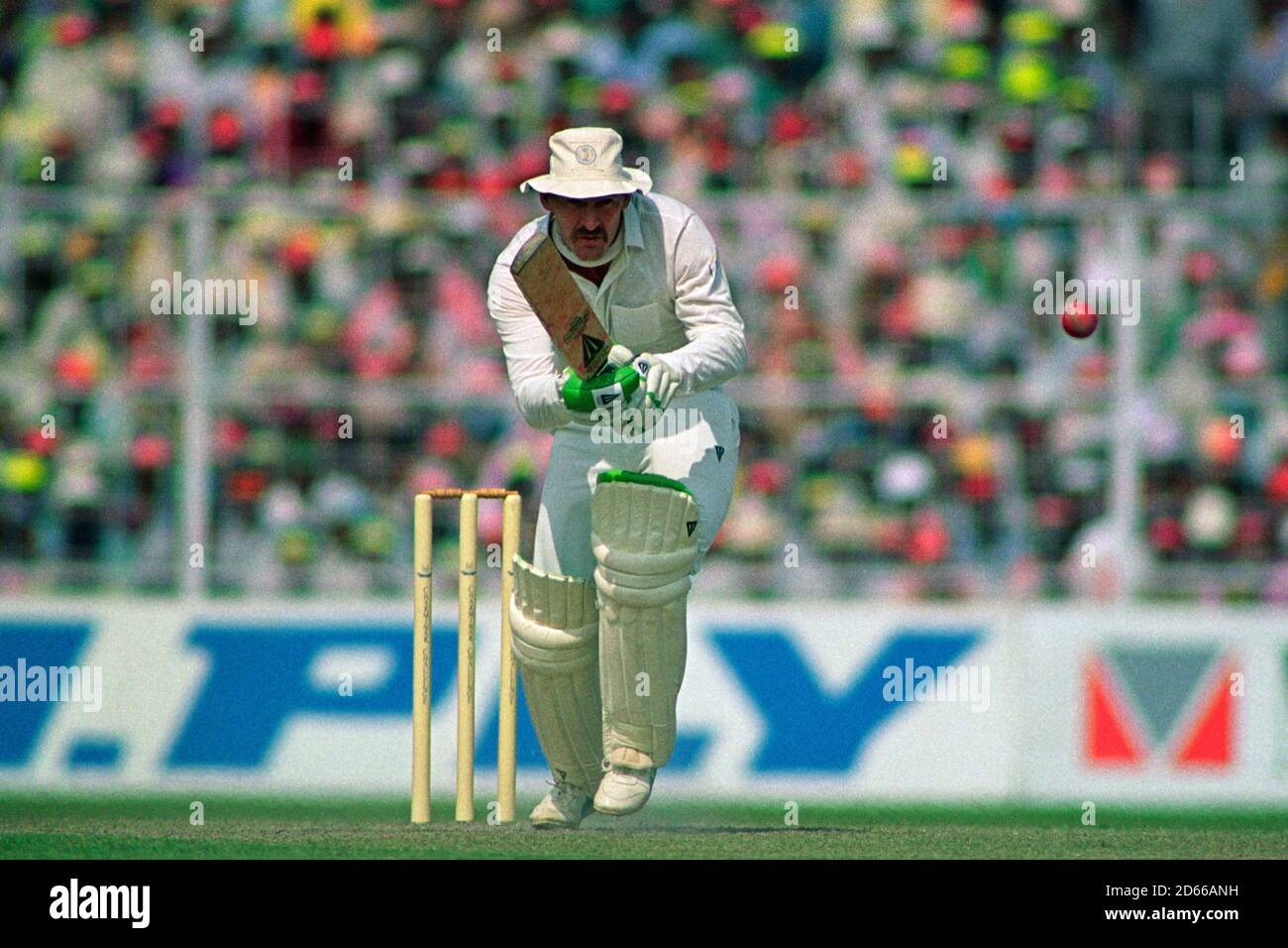 Clive Rice (South Africa) in action Stock Photo - Alamy