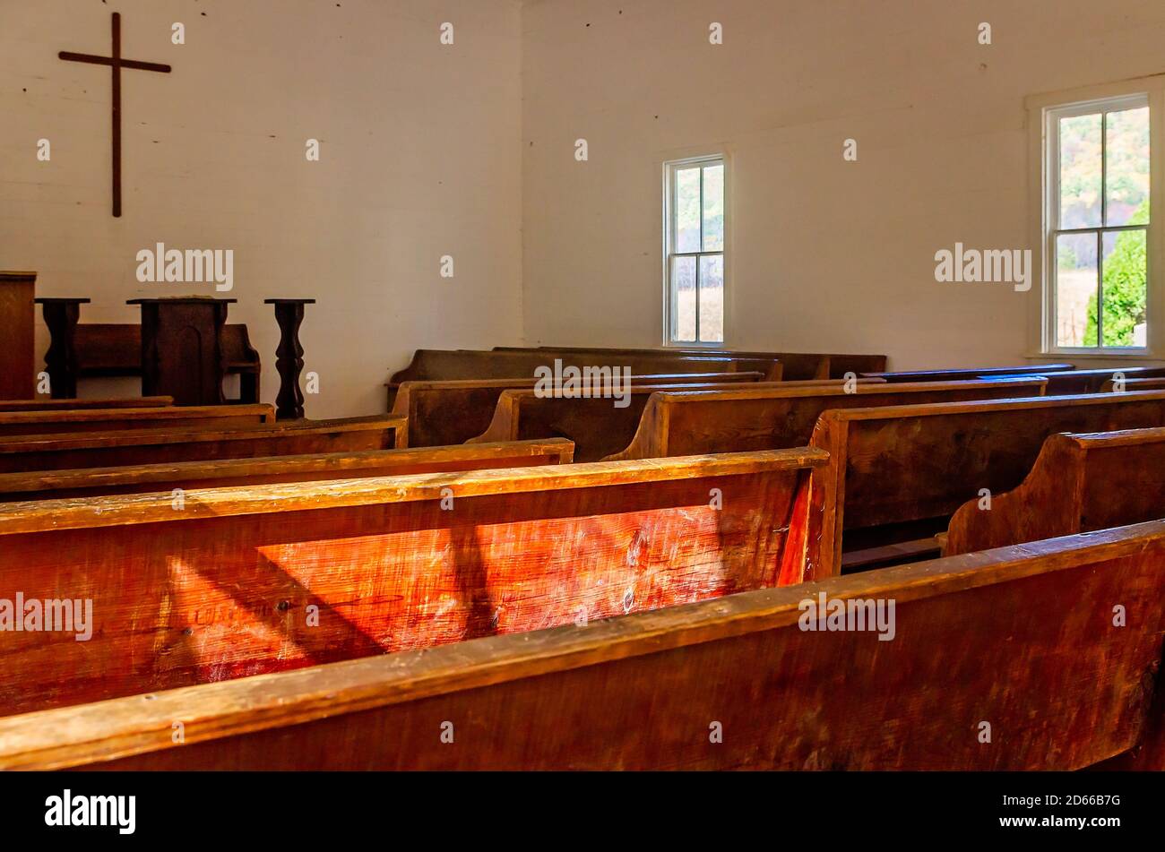 Interior methodist church hi-res stock photography and images - Alamy