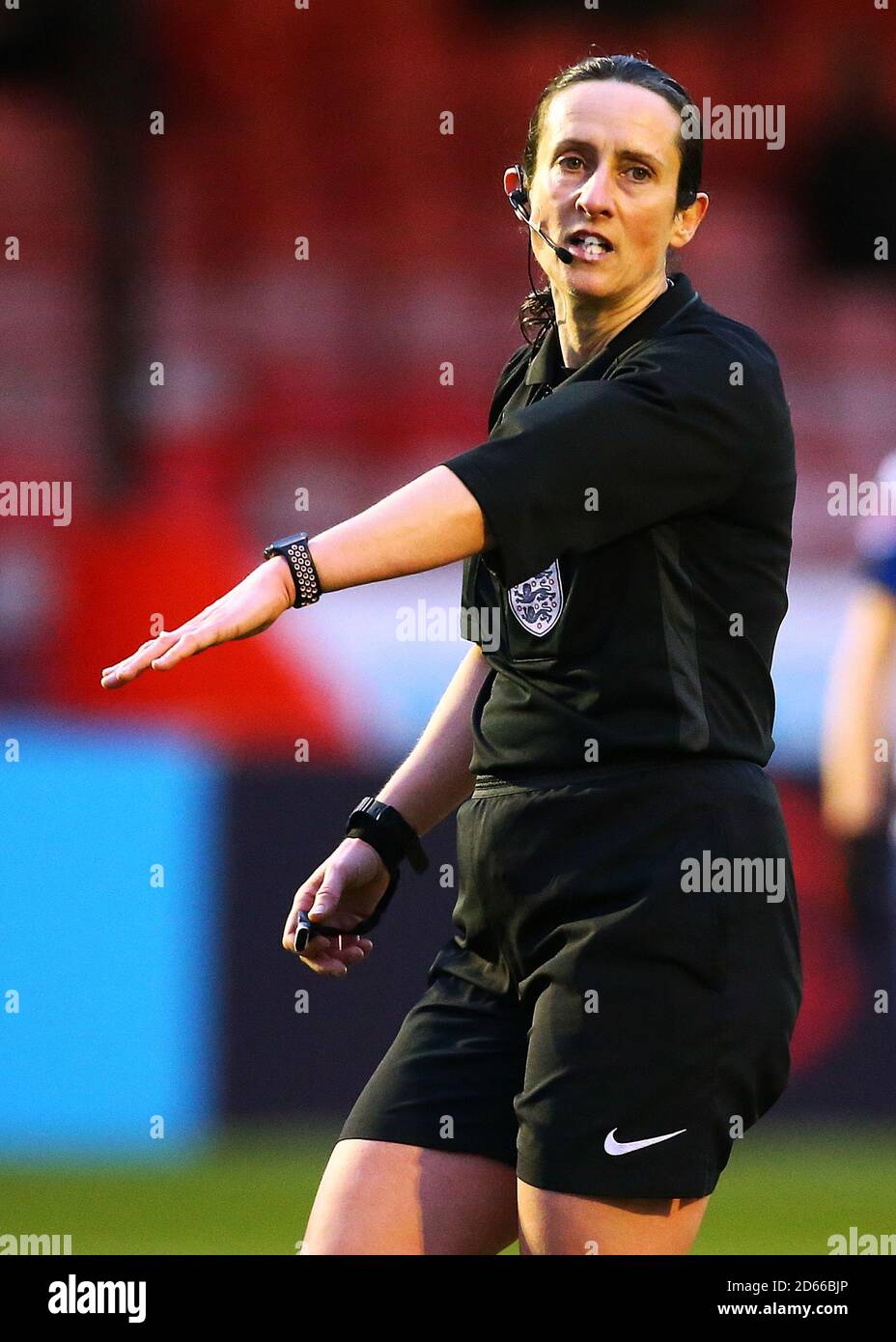 Referee Amy Fearn Stock Photo - Alamy