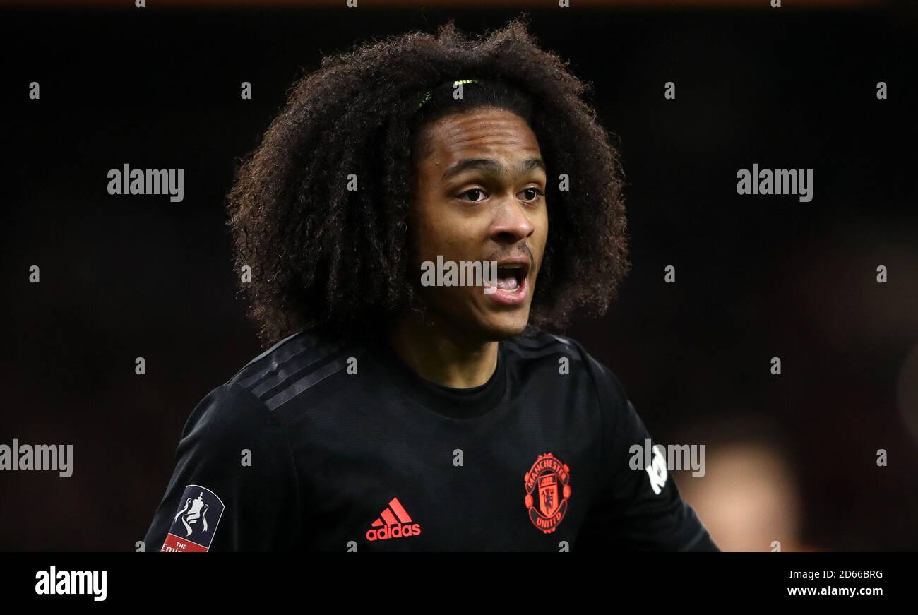 Manchester United's Tahith Chong Stock Photo - Alamy