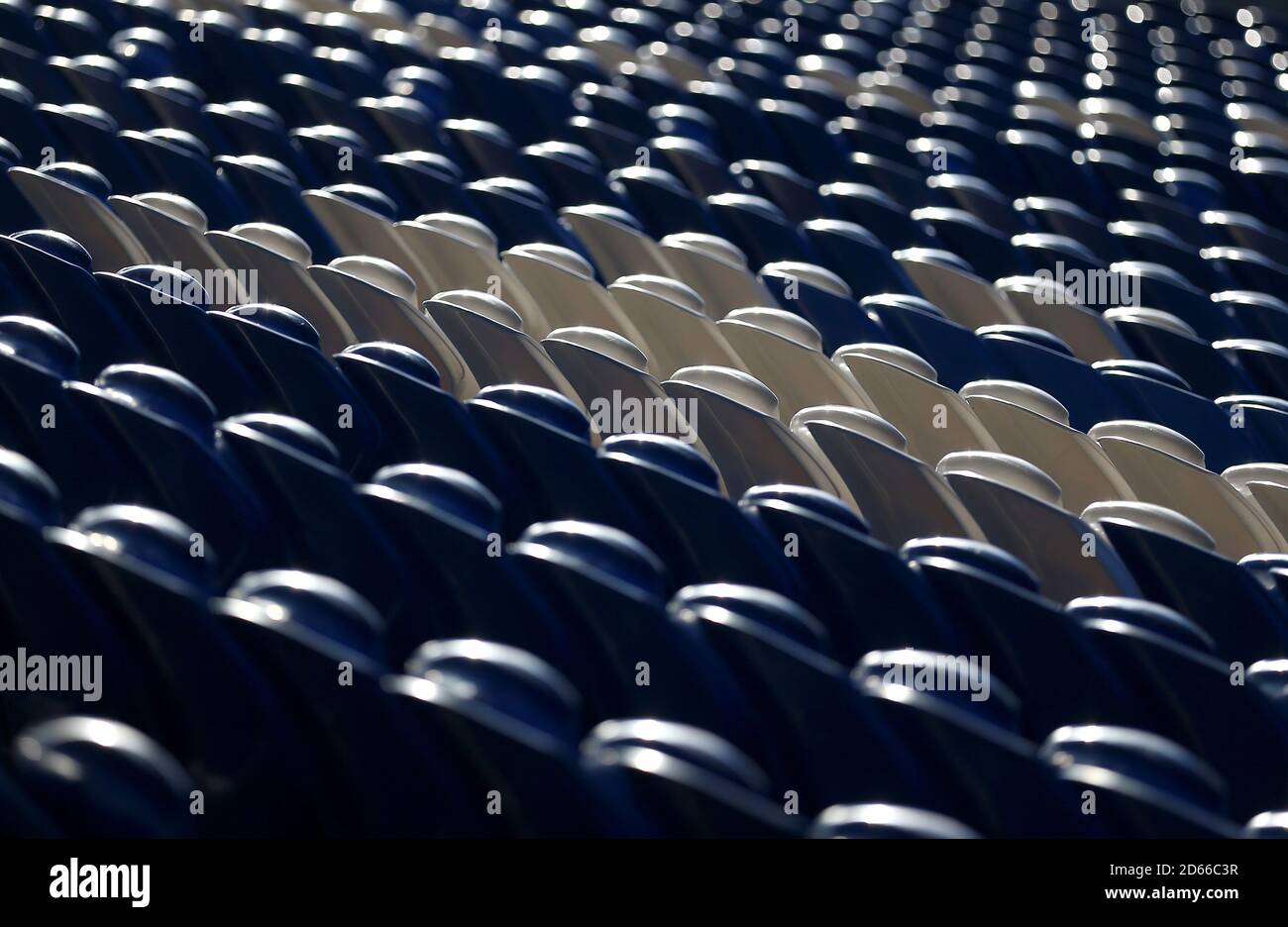 General view of seating in the stands Stock Photo - Alamy