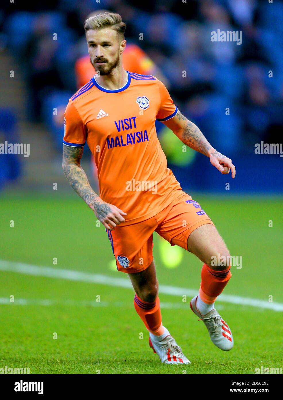 Cardiff City's Joe Bennett in action Stock Photo - Alamy