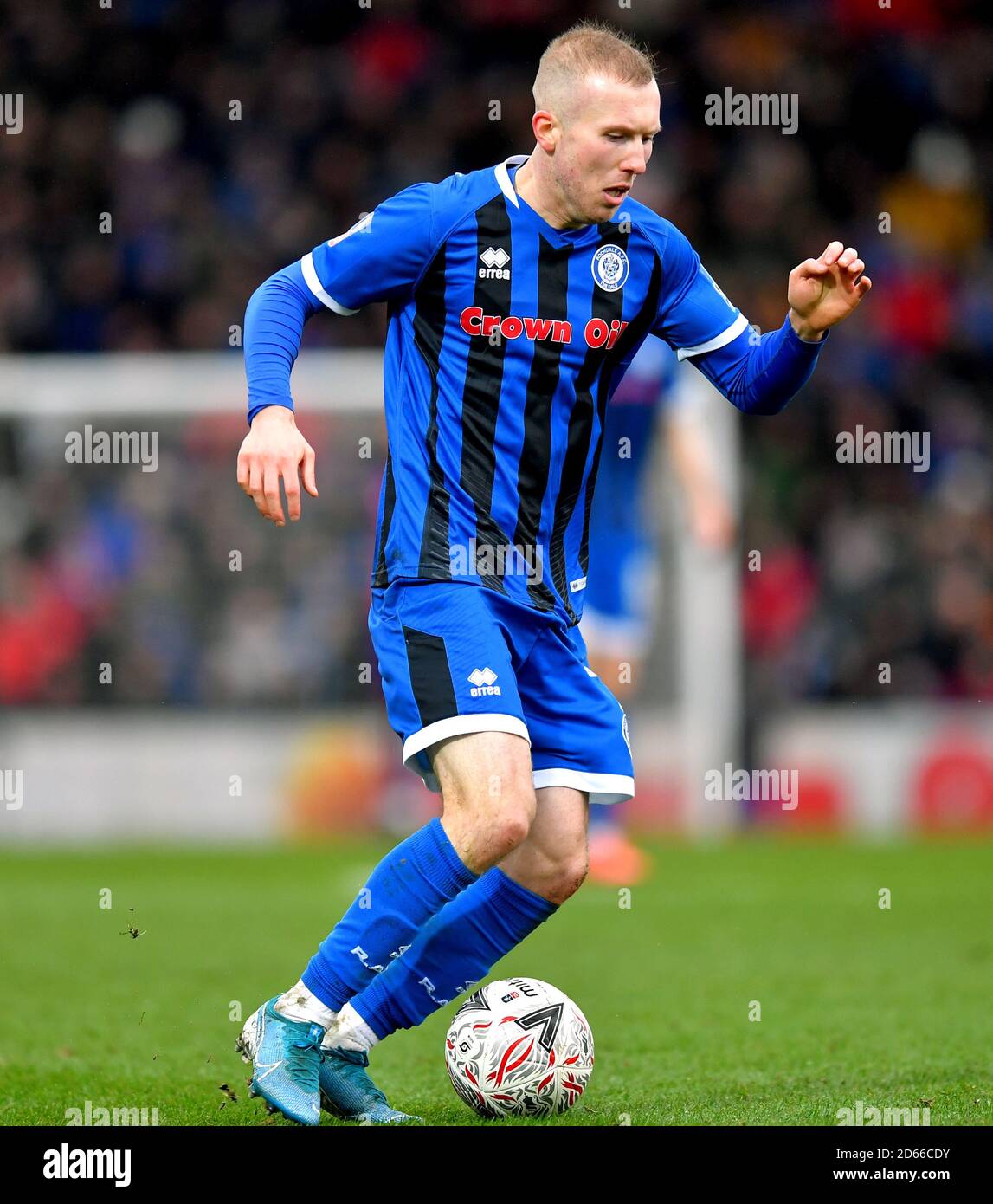 Rochdale's Stephen Dooley in action Stock Photo - Alamy
