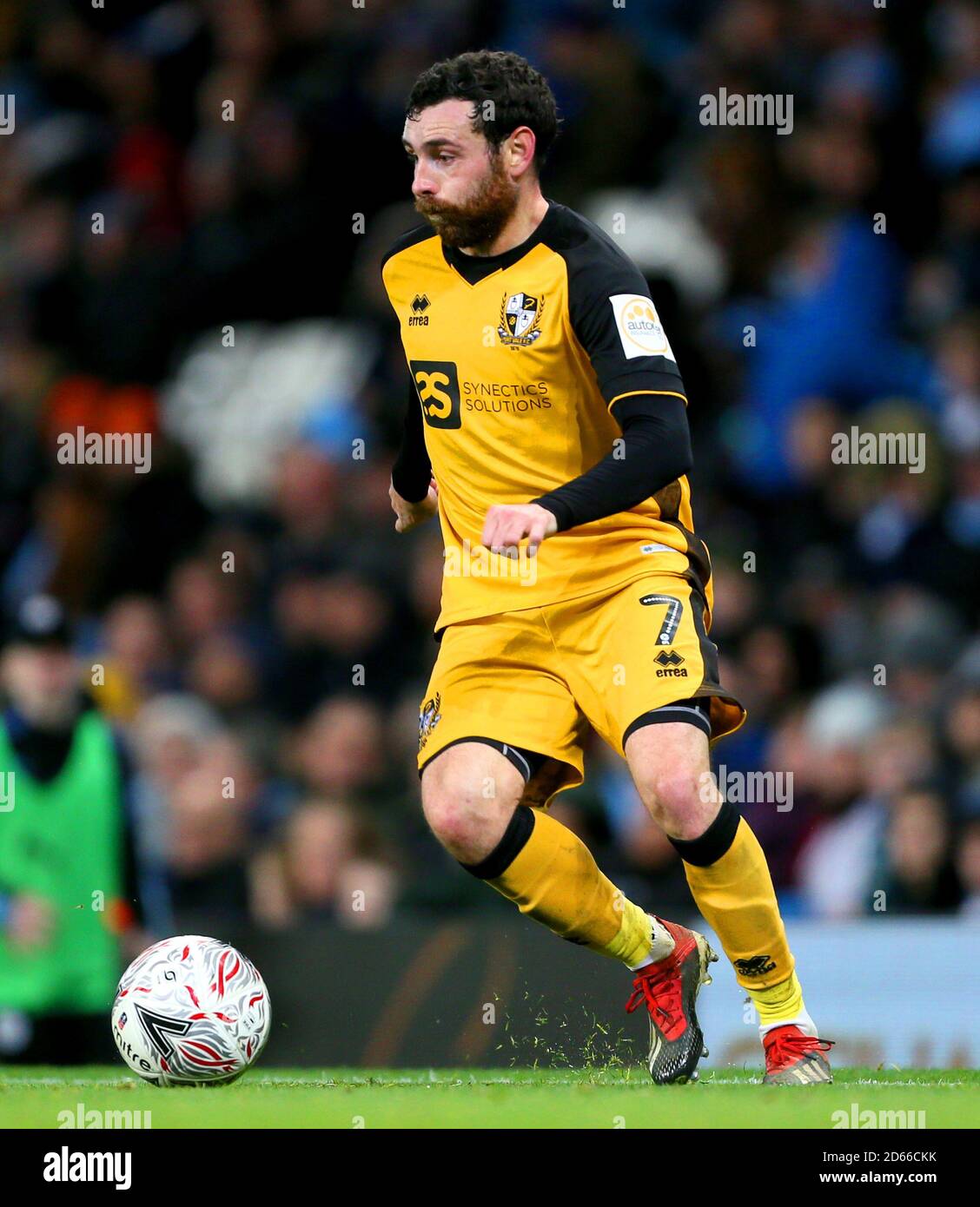 Port Vale's David Worrall in action Stock Photo - Alamy