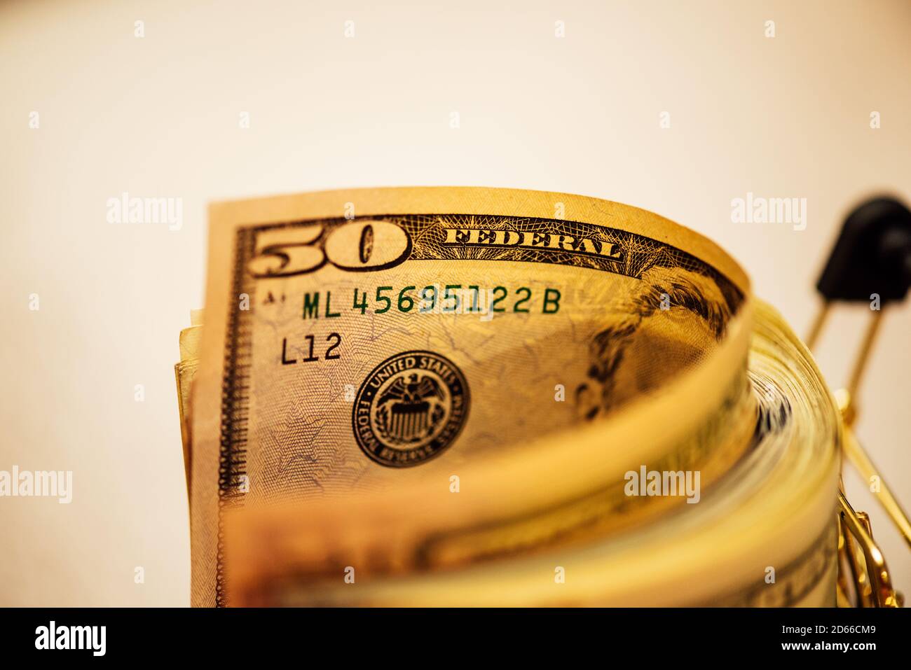 Financial concept, bank notes in the shopping cart Stock Photo - Alamy