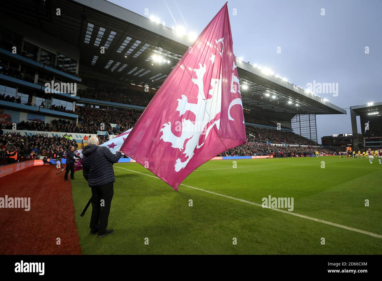 Aston villa flag hi-res stock photography and images - Alamy