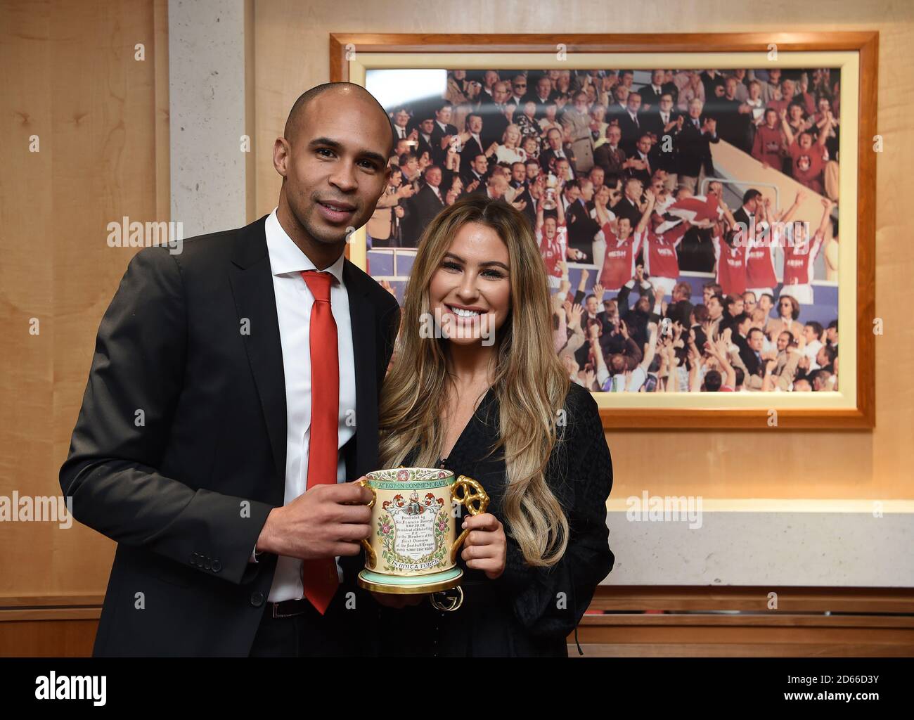 Charlton Athletic chairman Matt Southall and his partner pictured with ...